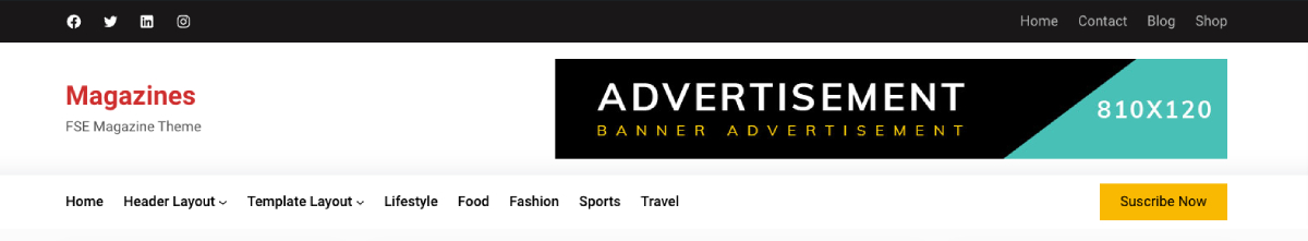 Magazine Shade - Gutenify