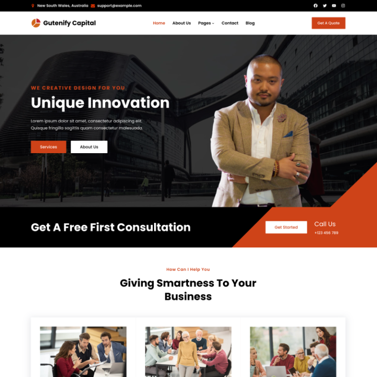 Design your WordPress Website with Elegant Gutenify Themes