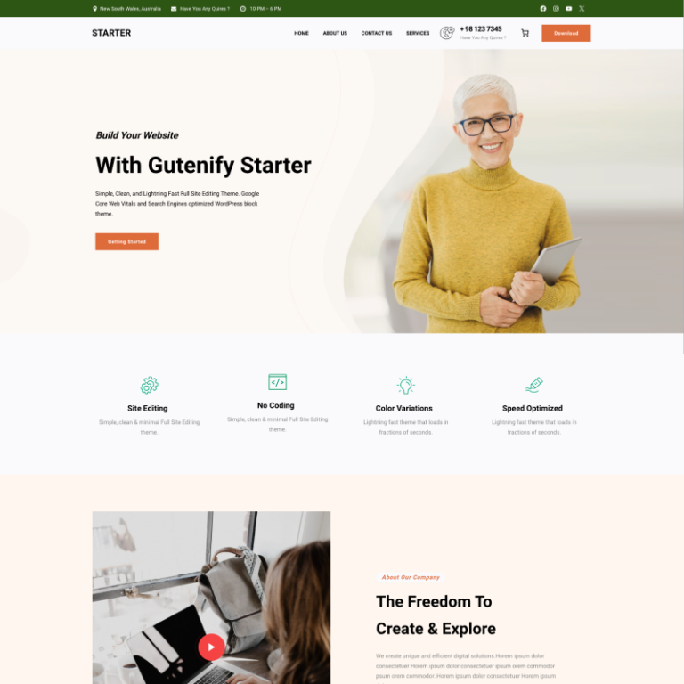 Best Free & Premium WordPress FSE Themes | Gutenify