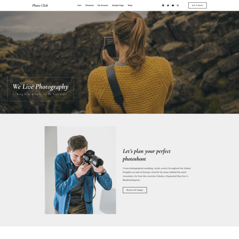 Gutenify Photo Click - Gutenify